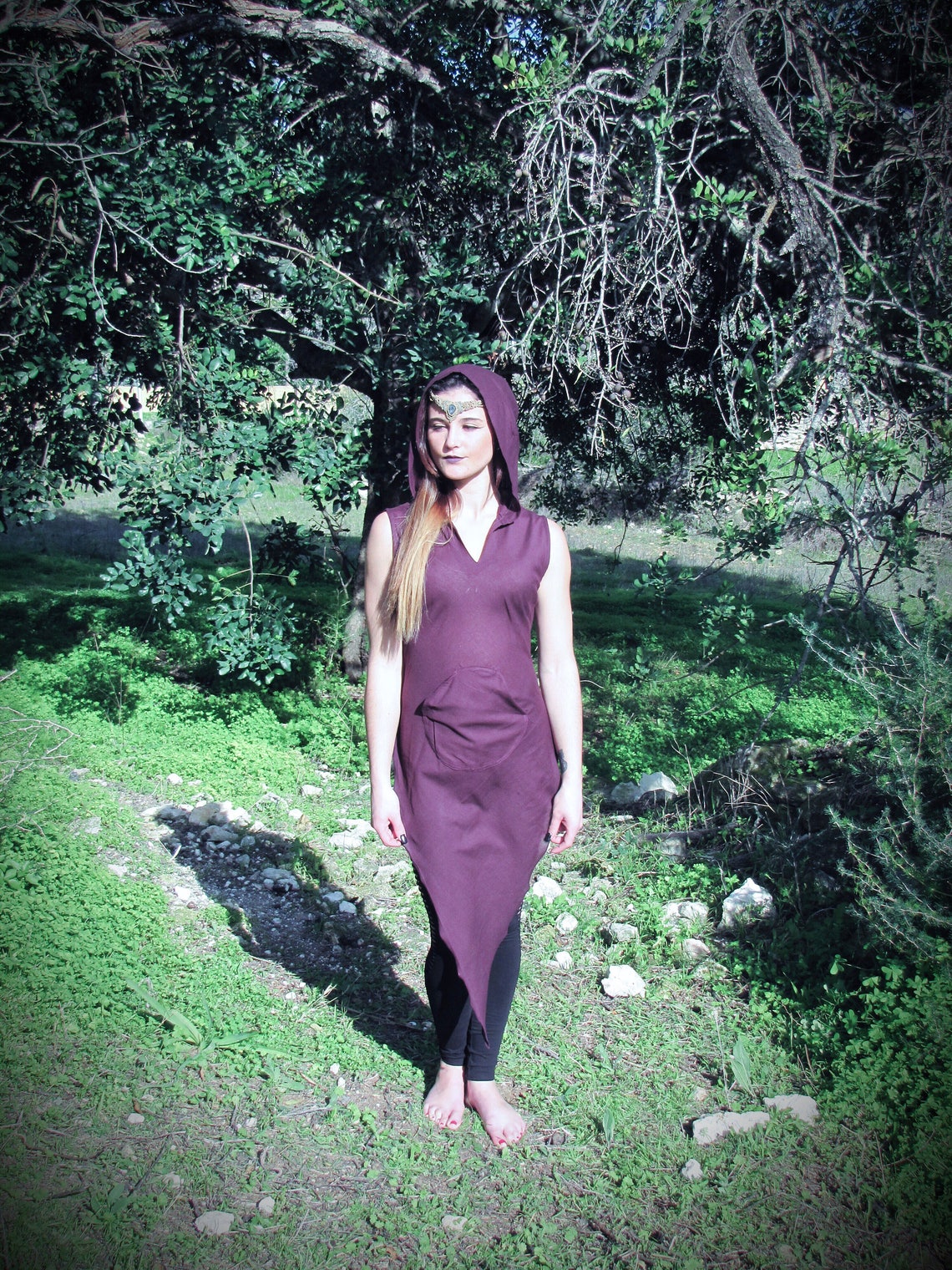 Fairy Green Hood Tunic Fairy Pixie Hood Top Elven Hood - Etsy