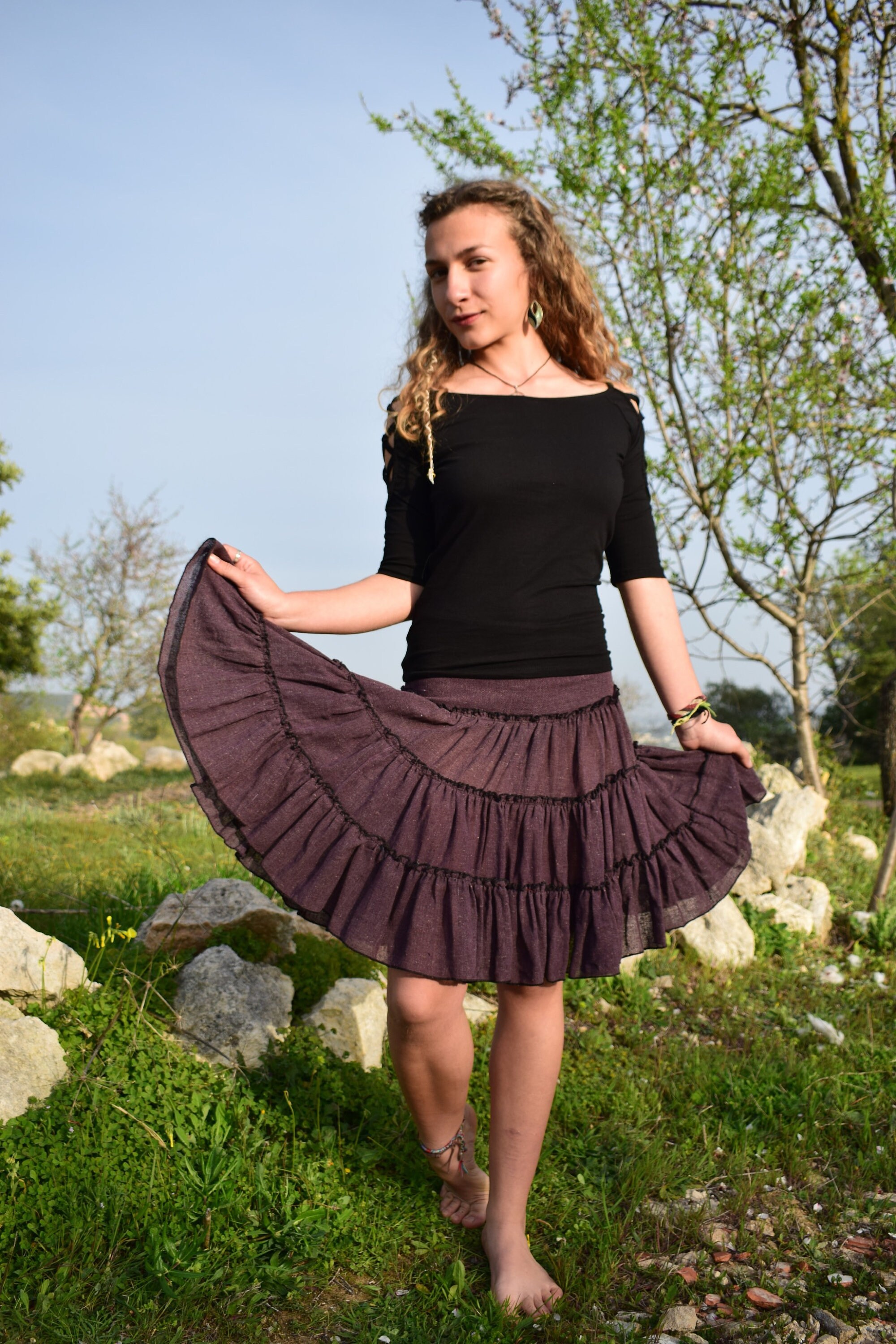 Fairy Skiry Gypsy Skirt Elven Skirt Pixie Skirt Bohemian | Etsy