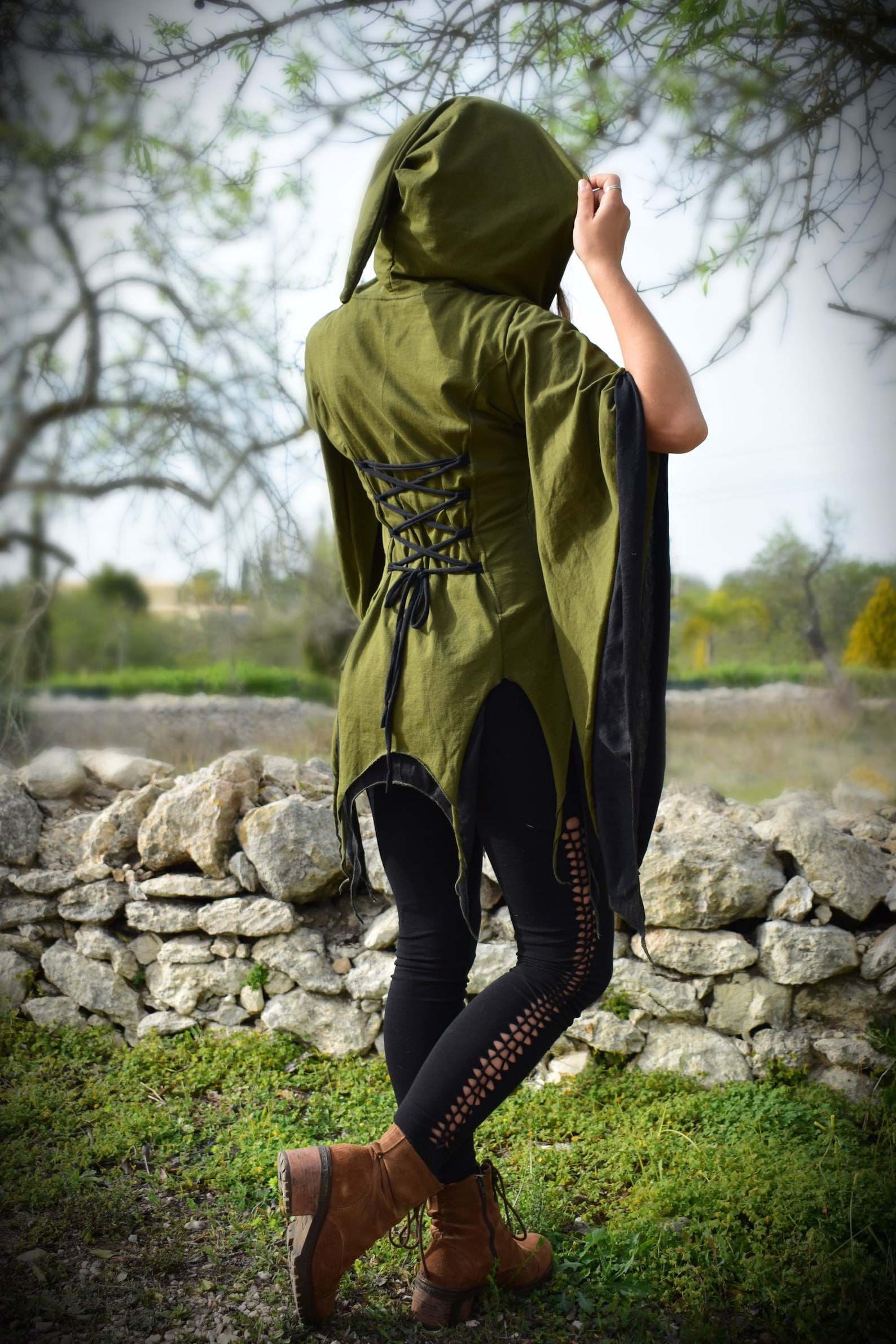 Elven Hood Jacket Fairy Hood Jacket Pixie Hoodie | Etsy