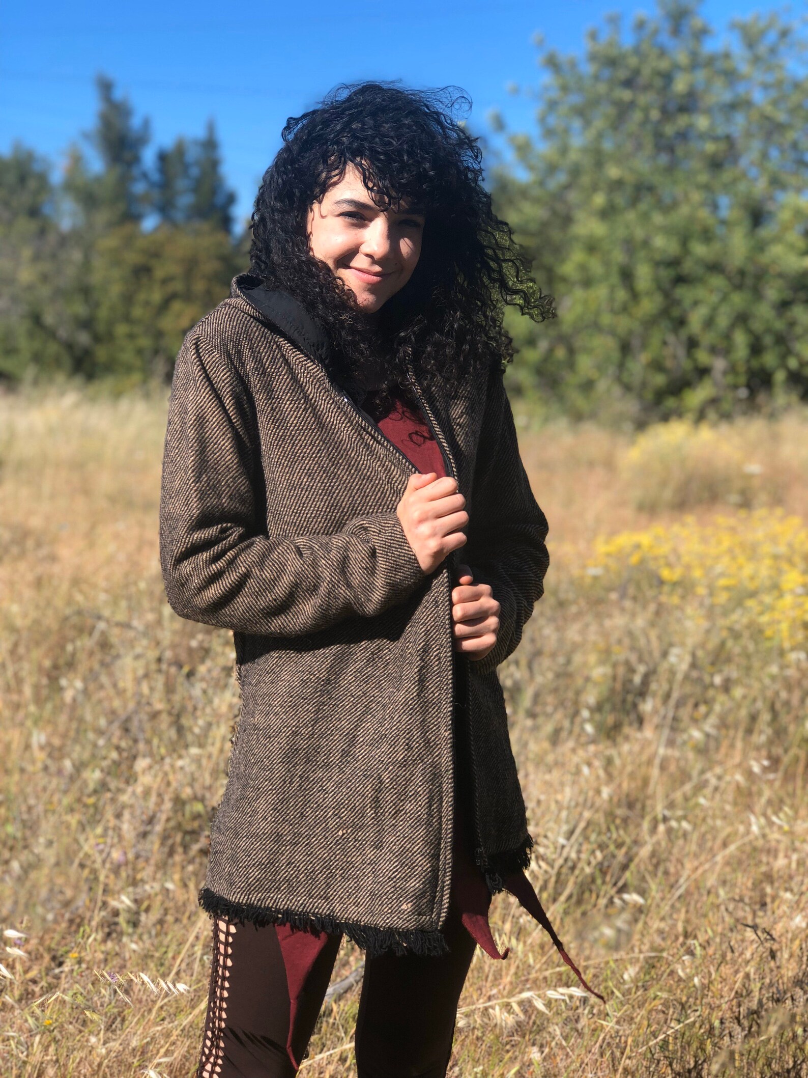 Hood Jacket Elven Hood Coat Bohemian Jacket Gypsy Jacket | Etsy