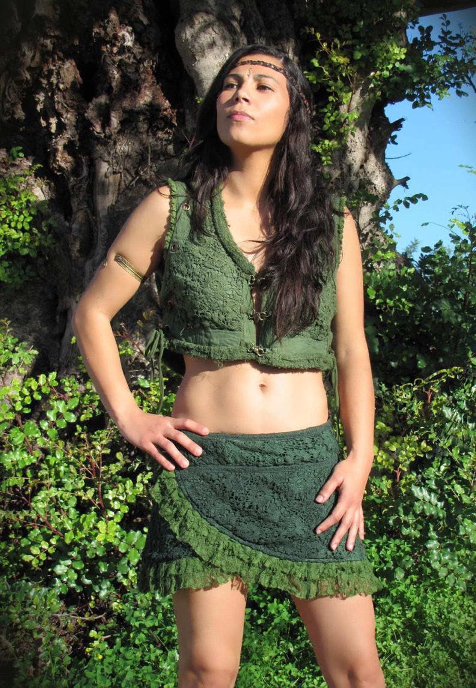 Elven Vest Fairy Vest Burlesque Vest Steampunk Vest Forest | Etsy