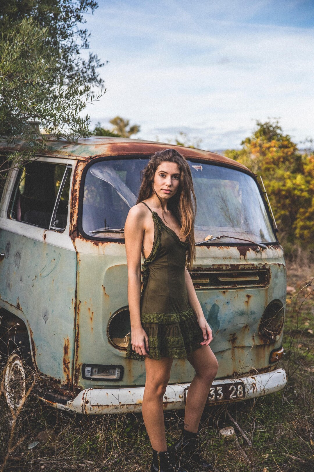 Elven Green Dress, Pixie Dress, Elf Dress, Faerie Dress, Gypsy Dress ...