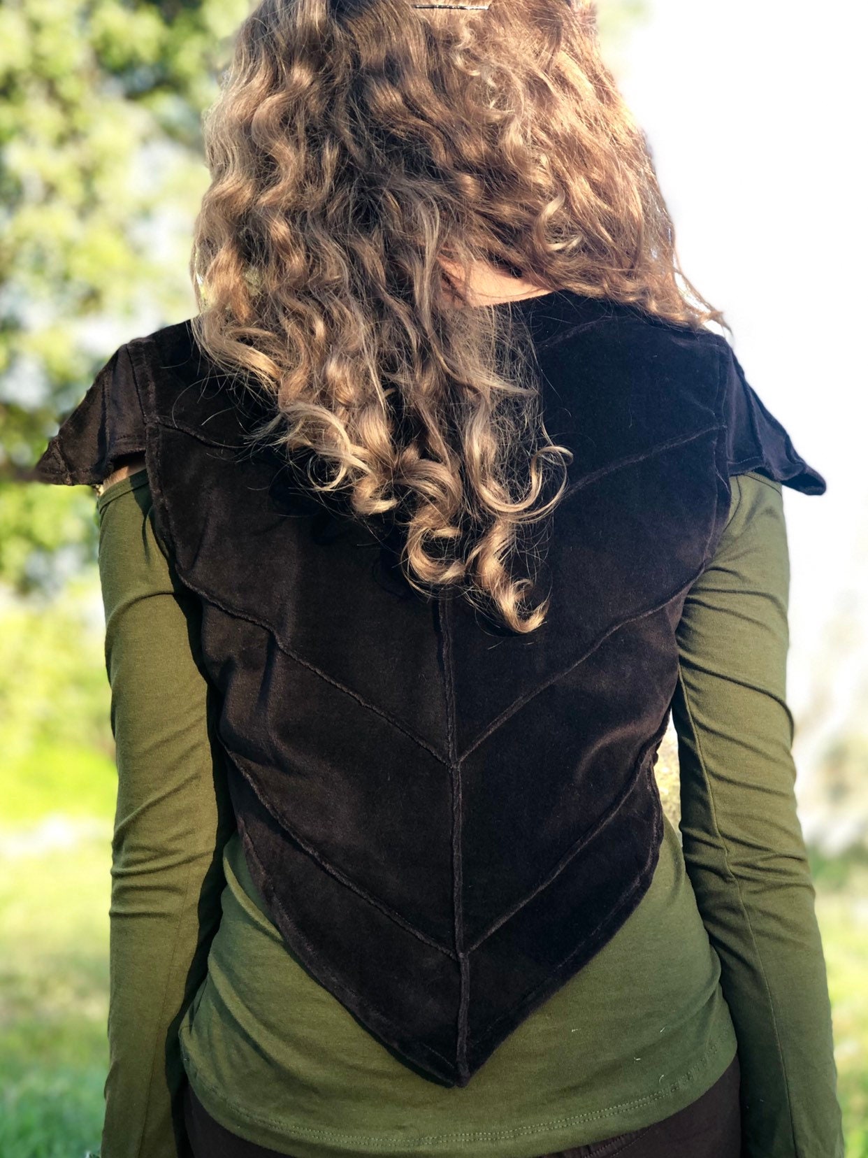 Fairy Pixie Leaf Vest Forest Vest Elf Vest Woodland Vest | Etsy