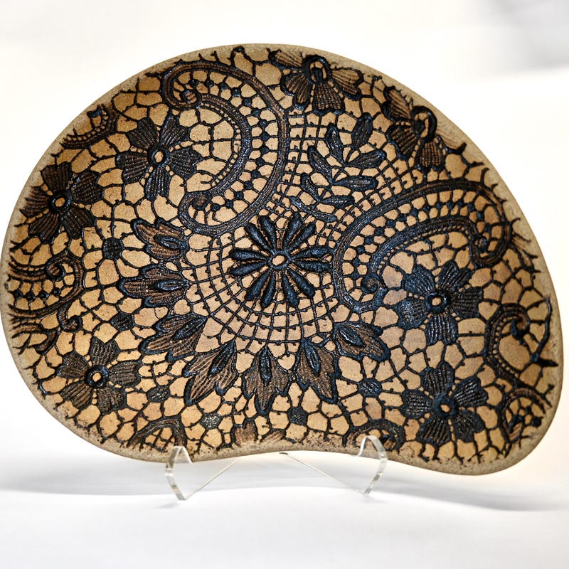 Lace Pottery - Etsy