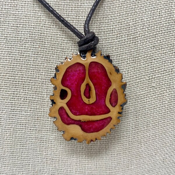 Wood Slice Necklace - Etsy