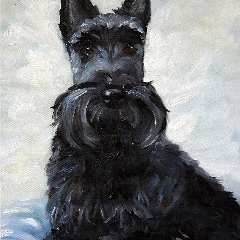 Scottie Dog Print - Etsy UK