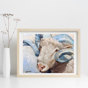 Print OF Original Oil Painting Tarheel UNC Mascot Gift for the College ...