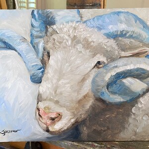 Print OF Original Oil Painting Tarheel UNC Mascot Gift for the College ...