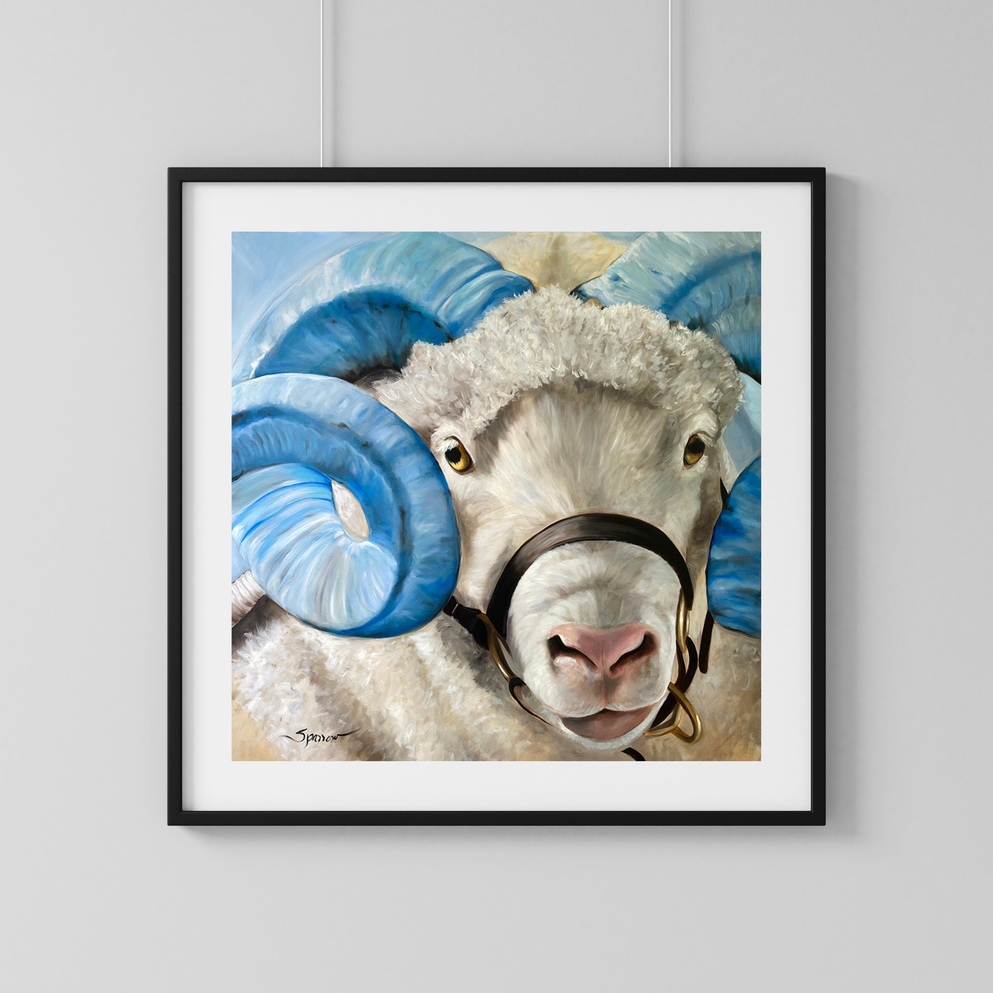 Limited PRINT of Original Painting of Rameses Ram for the - Etsy