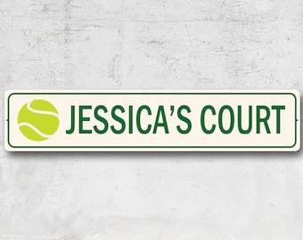 Personalized Tennis All Star Metal Wall Decor Aluminum All Star Tennis ...