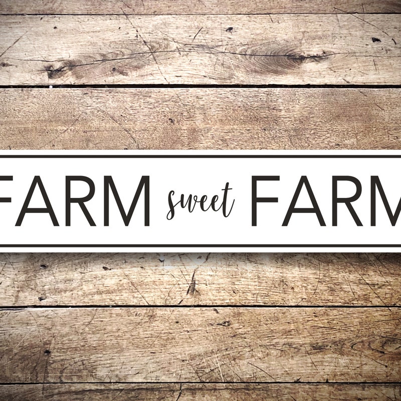 Custom Farm Sign - Etsy