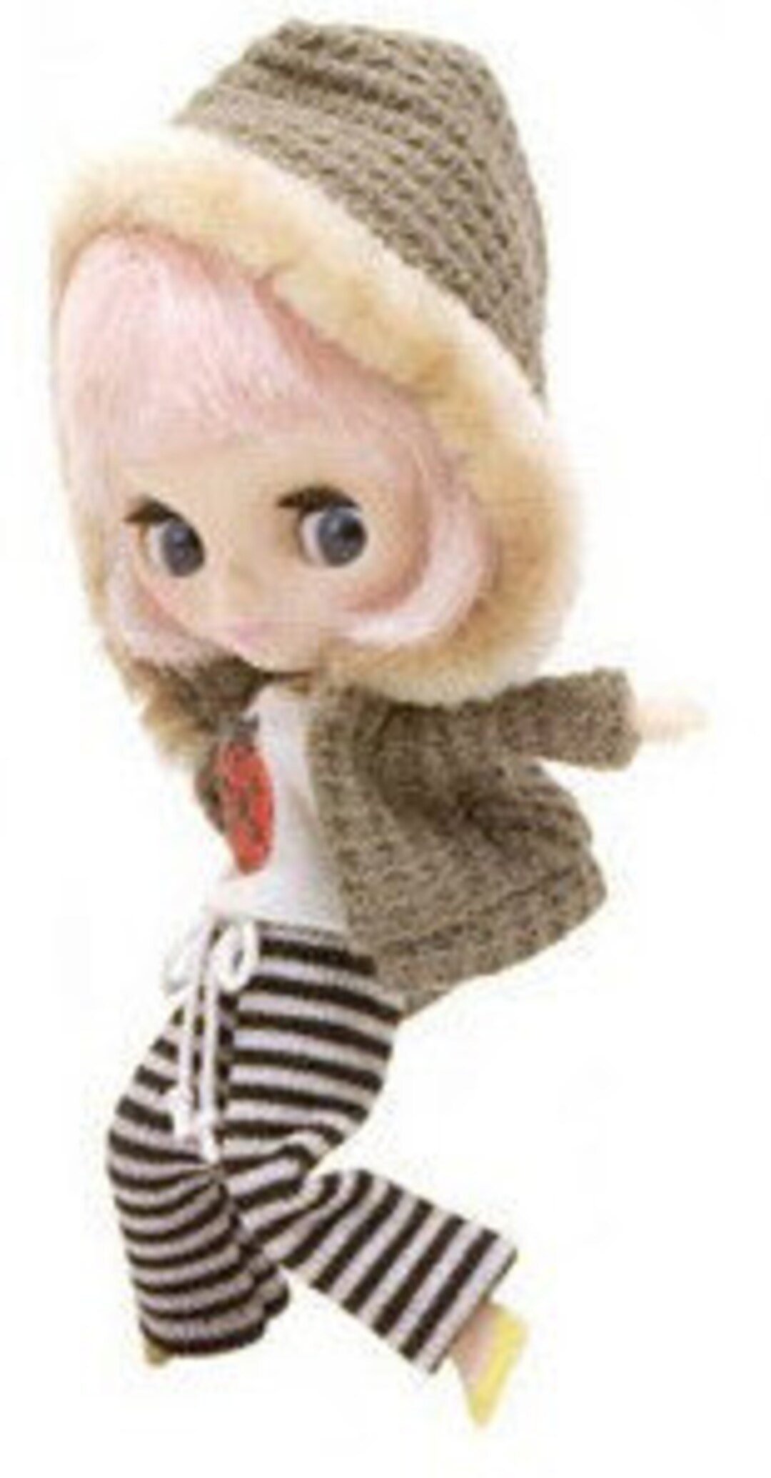 Petite Blythe Mini Pullip Doll Hoody, Vest Tank Top and Pants Set 11cm ...