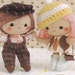 3 Cute Ragdolls Mascots Boy Girl Plush Dolls With Outfits Stuffed Doll ...