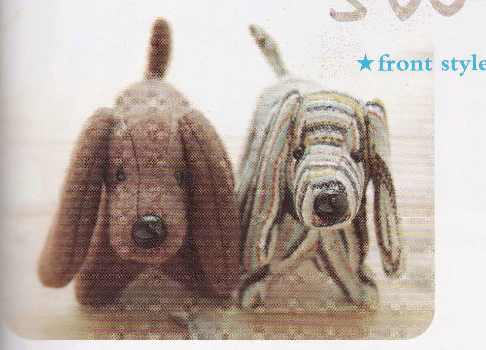 Cute Dachshund Puppy Dog Plush Stuffed Toy Mascots Set Sewing Crafts ...