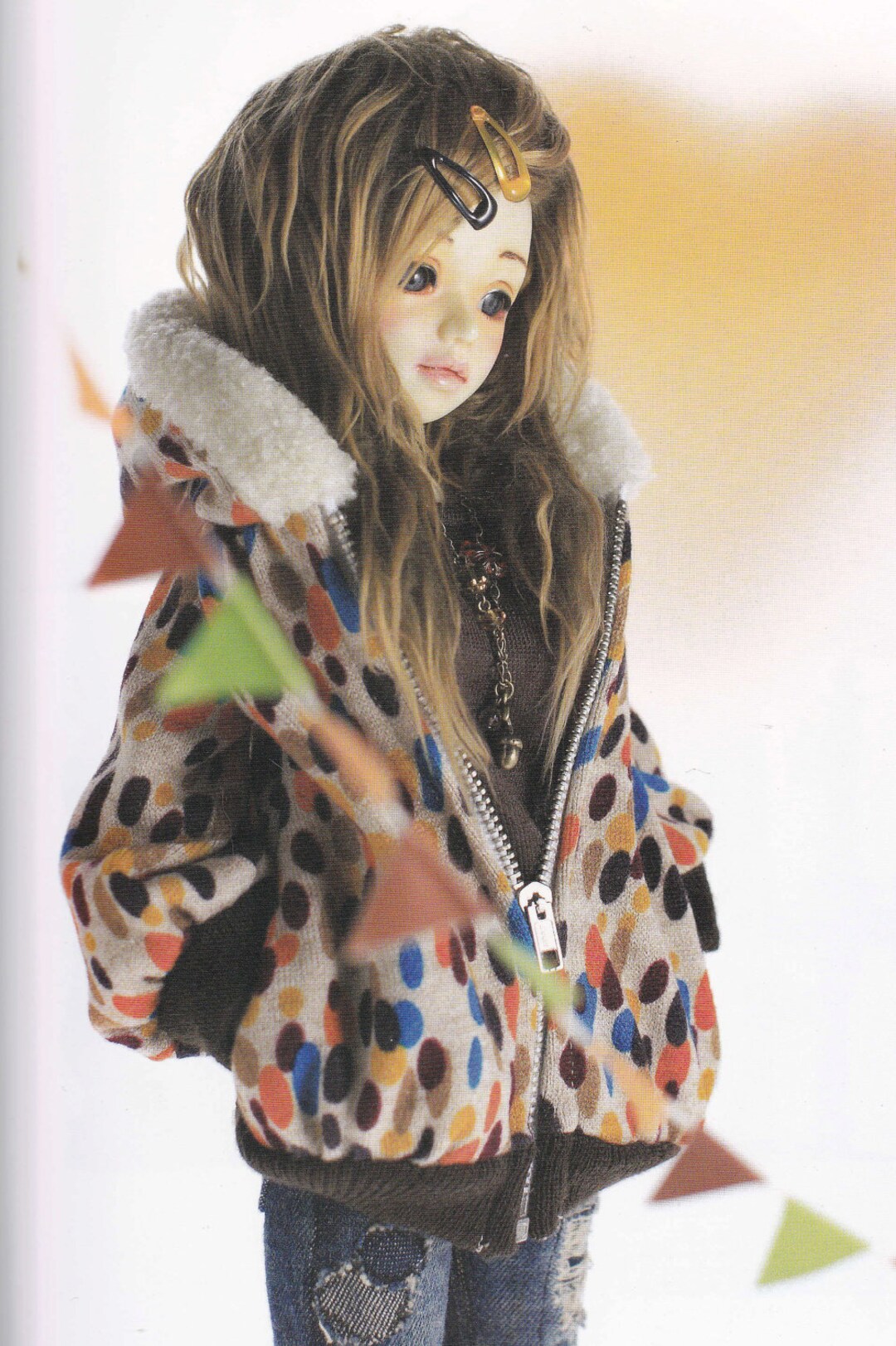 1/4 MSD BJD 40cm Doll Casual Hooded Jacket, Tank Top, Girly Tee ...