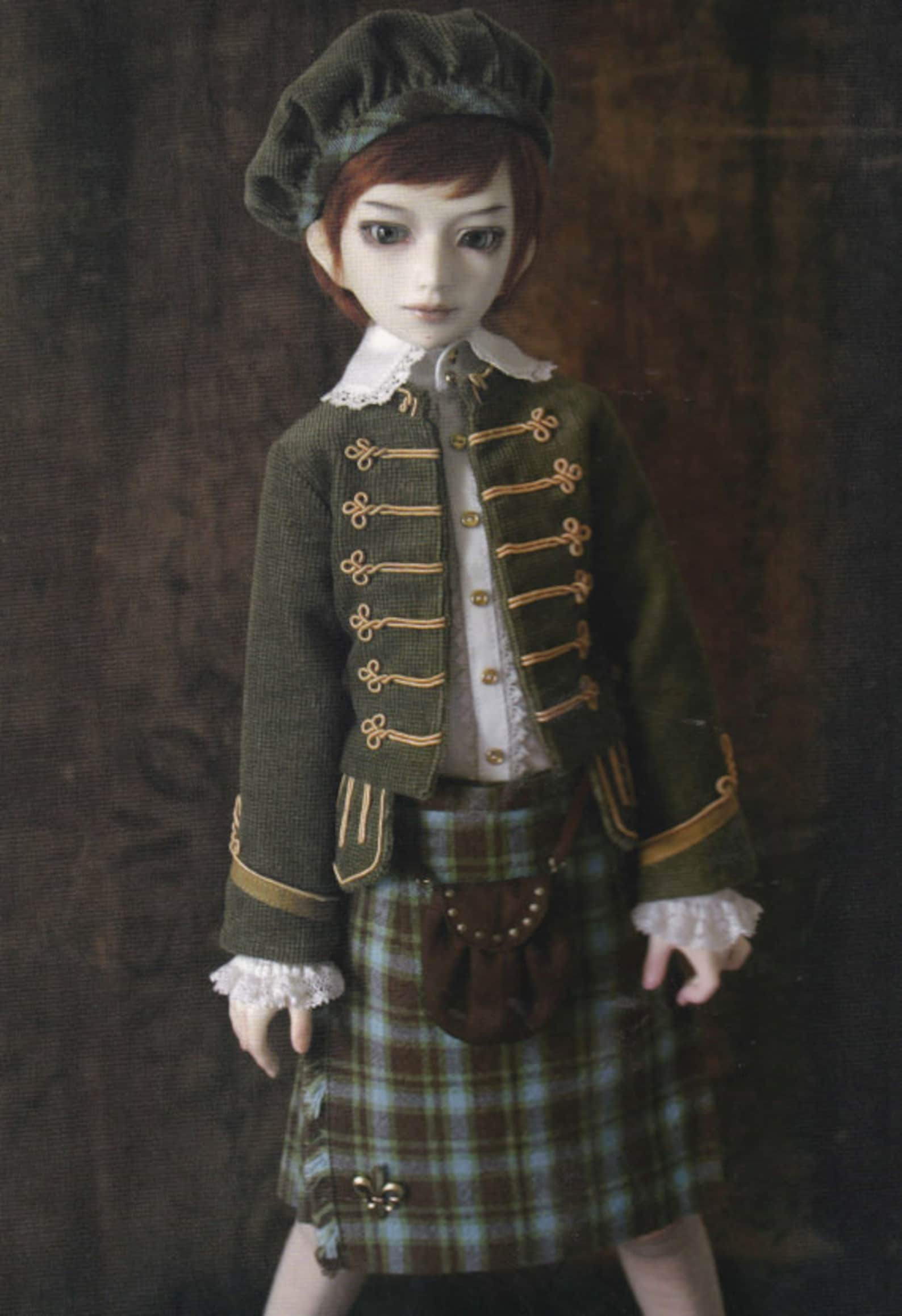 1/4 MSD BJD Unoa Doll Boy Scottish Highland Dress Set Kilt - Etsy