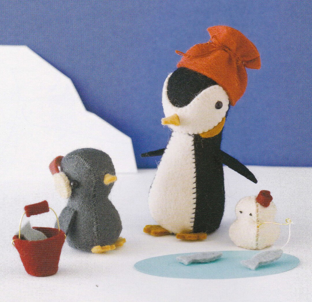 2 Cute Penguins With Accessories and Miniature Snowman Mascots Stuffed ...