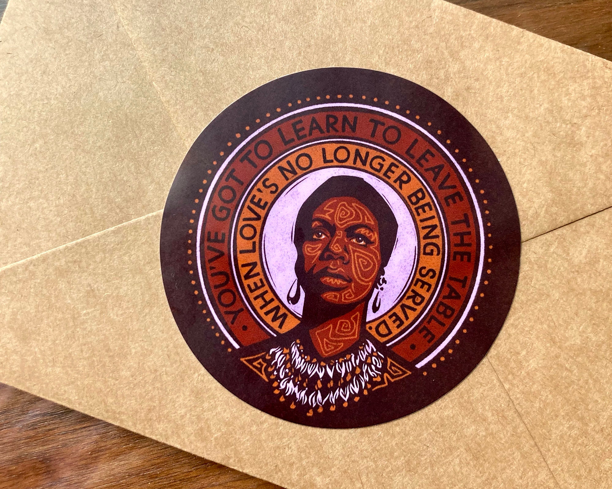 Vinyl Sticker | Nina Simone | You've Got to Learn - Etsy