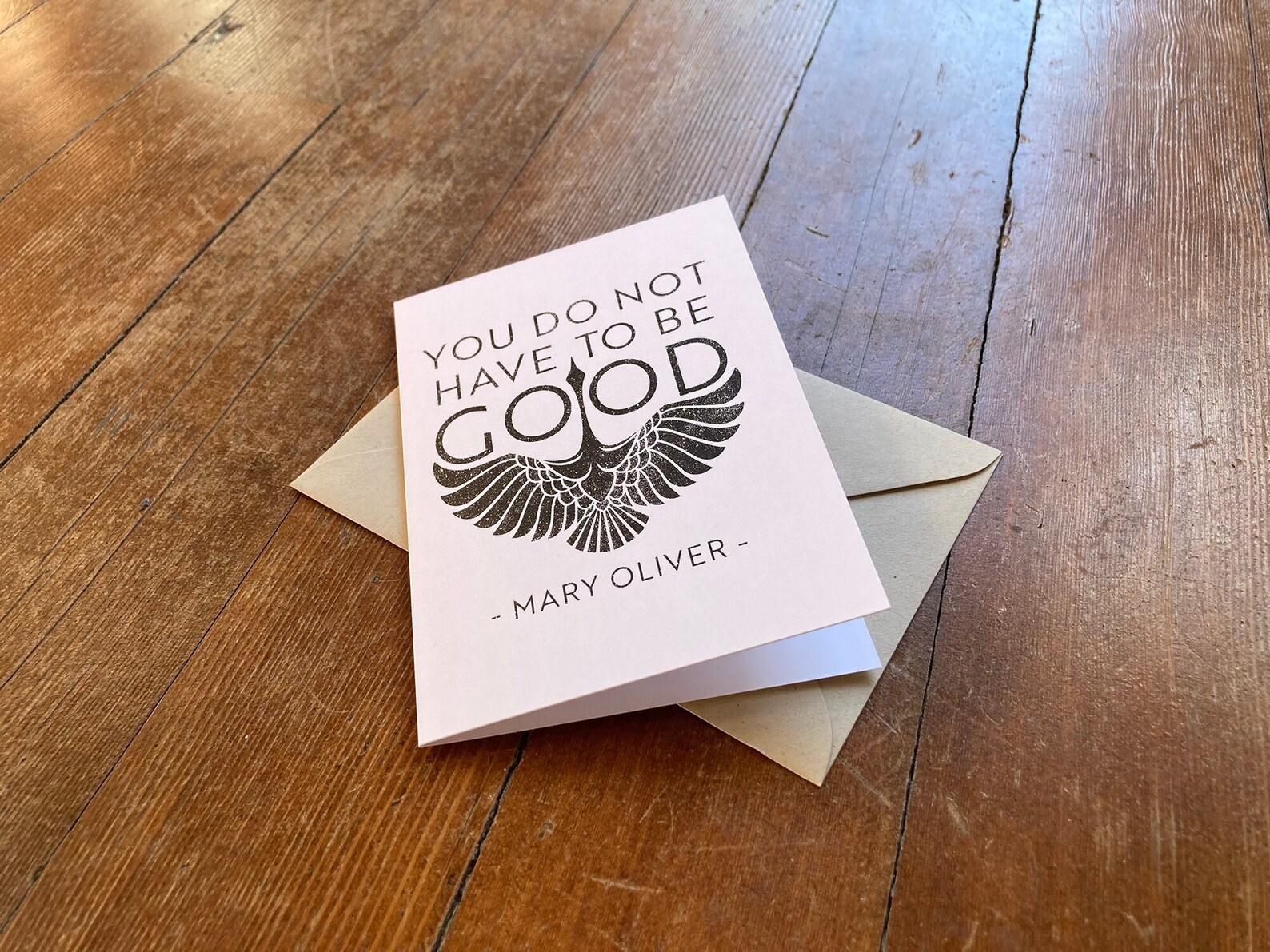 Greeting Card | Mary Oliver | Wild Geese | 4" X 6" - Etsy