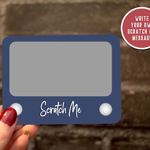 DIY Sketch Scratch off Cards - Set of 12 - Etsy