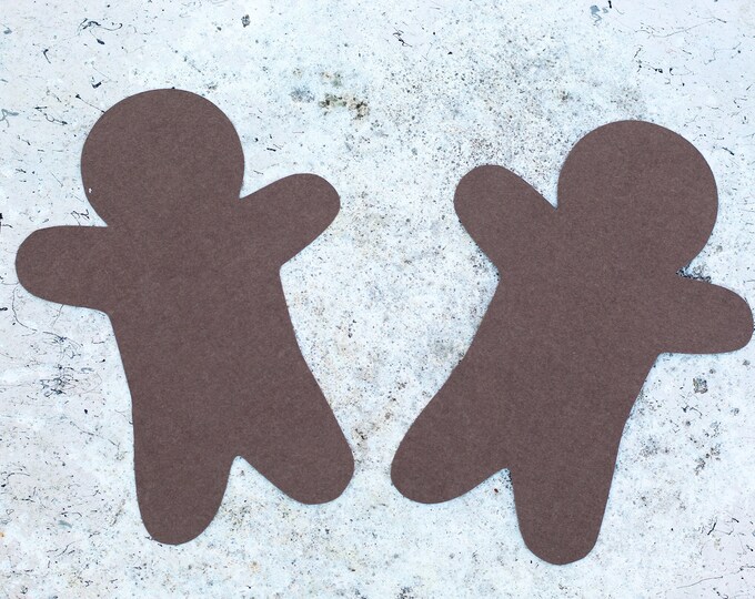 Gingerbread Man Cut Outs - Gingerbread Decor, Gingerbread Men Die Cuts ...