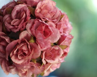 Dusty rose bouquet | Etsy