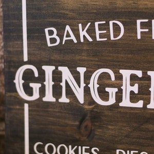Gingerbread Baking Co Sign Winter Decor Christmas Decor Baking Sign - Etsy