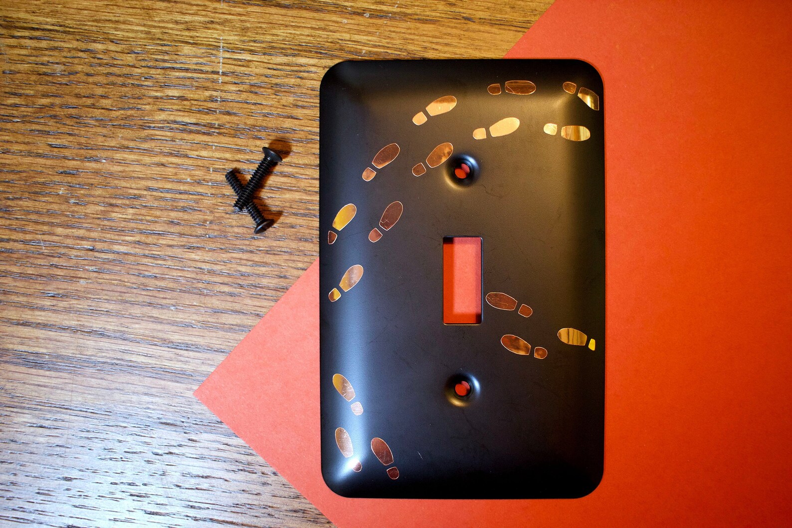 Footprints Light Switch Cover - Etsy