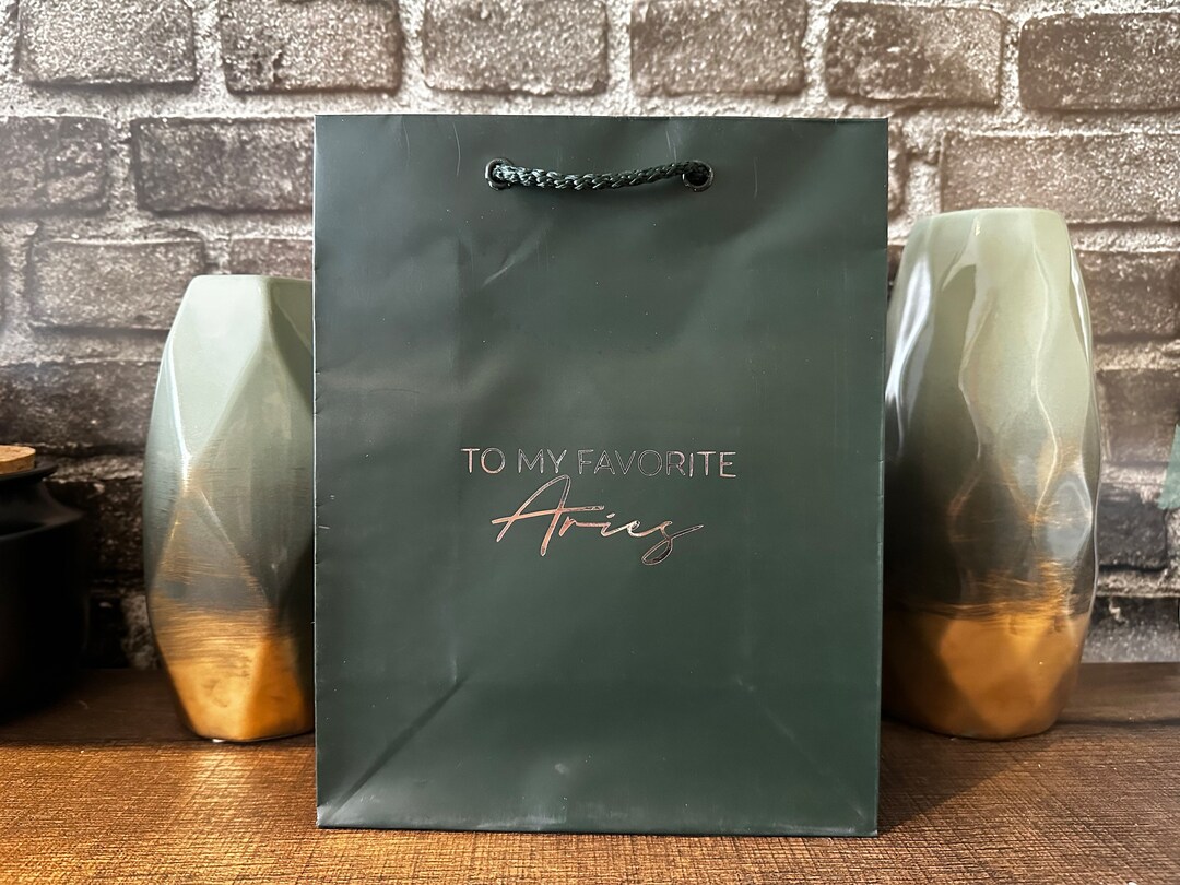 Star Sign Birthday Gift Bag | Happy Birthday Bag | Zodiac Gift Bags - Etsy
