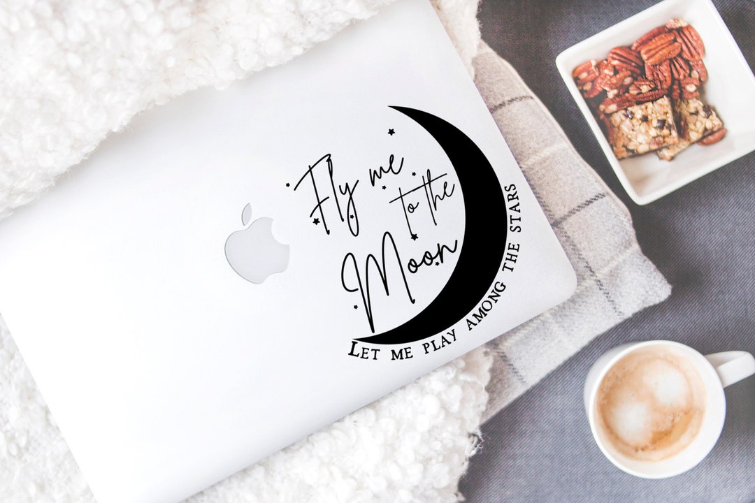 Fly Me to the Moon Vinyl Decal - Etsy