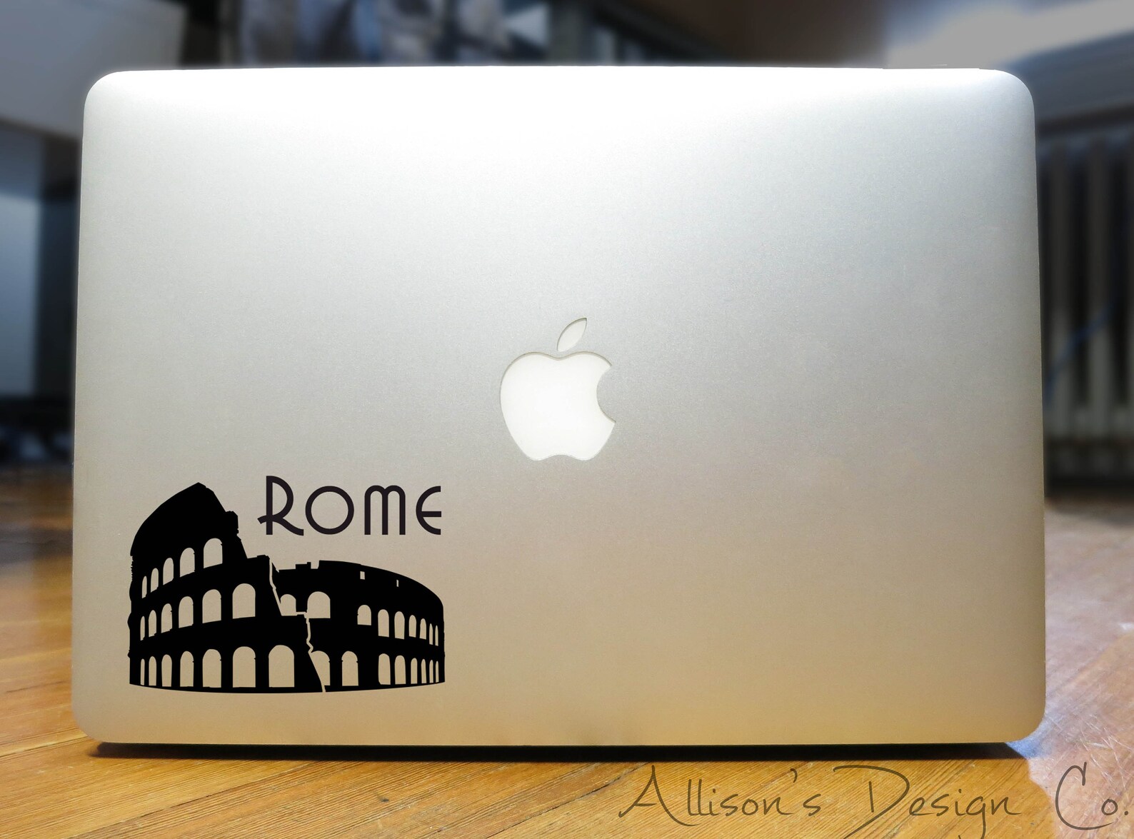 Rome Colosseum Silhouette Vinyl Decal | Etsy