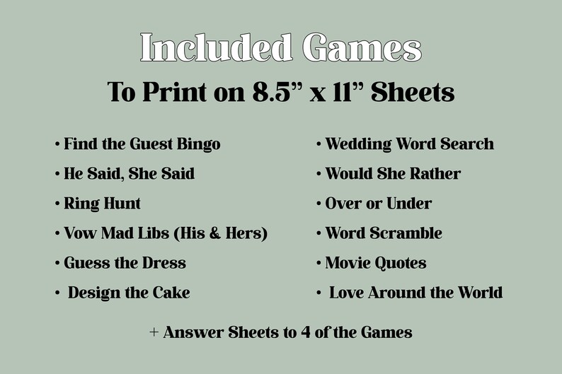 12 Printable Travel Themed Bridal Shower Games Instant Etsy