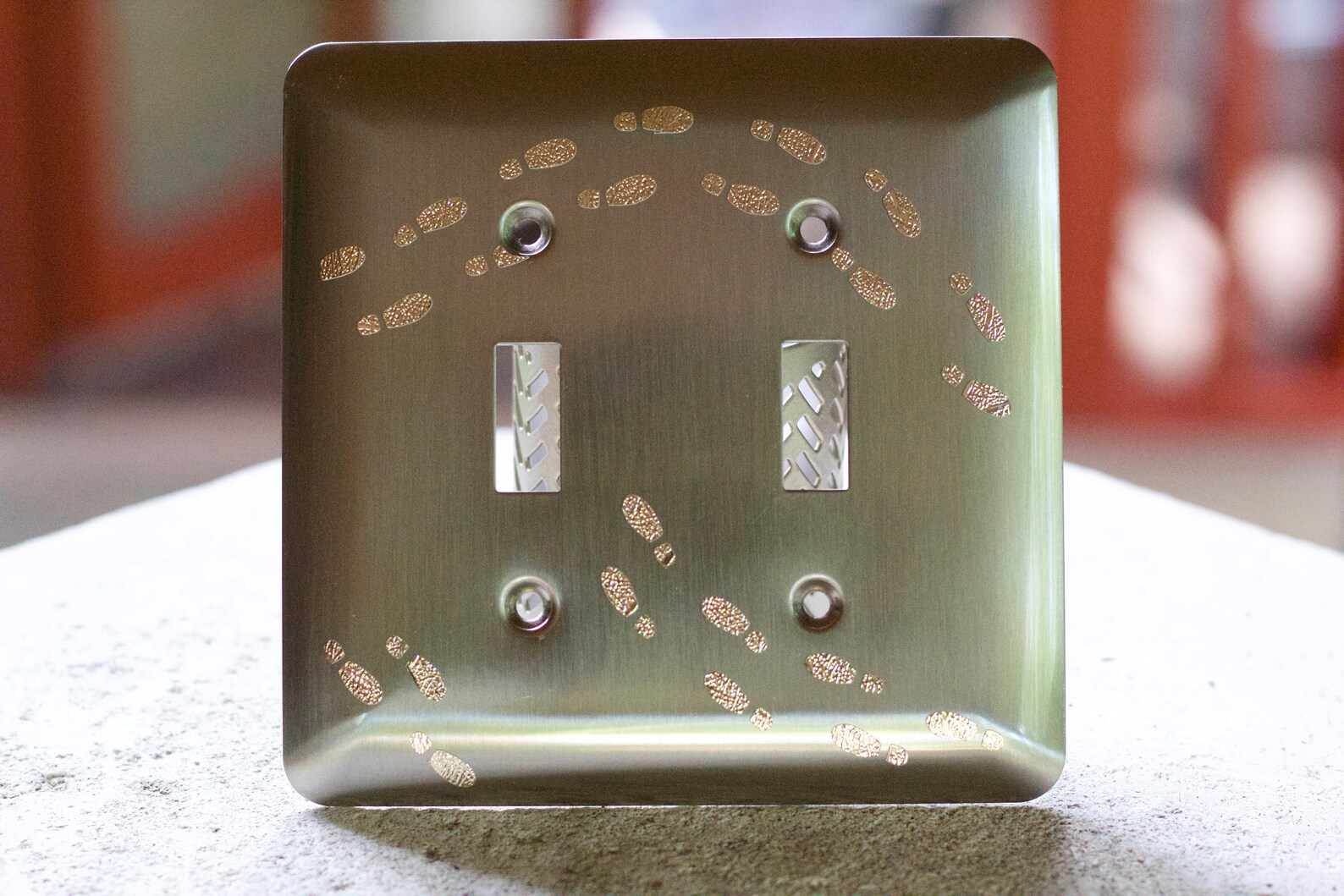 Footprints Light Switch Cover - Etsy