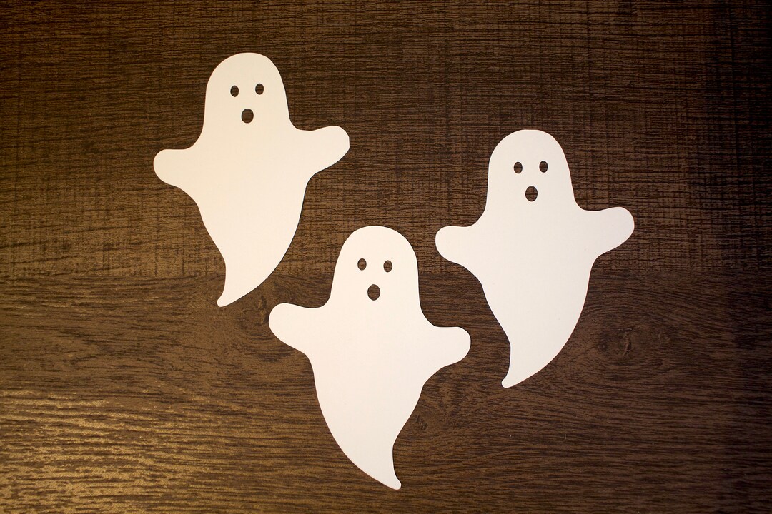 Ghost Cardstock Cut Out Die Cut Halloween Decor Halloween Crafts - Etsy