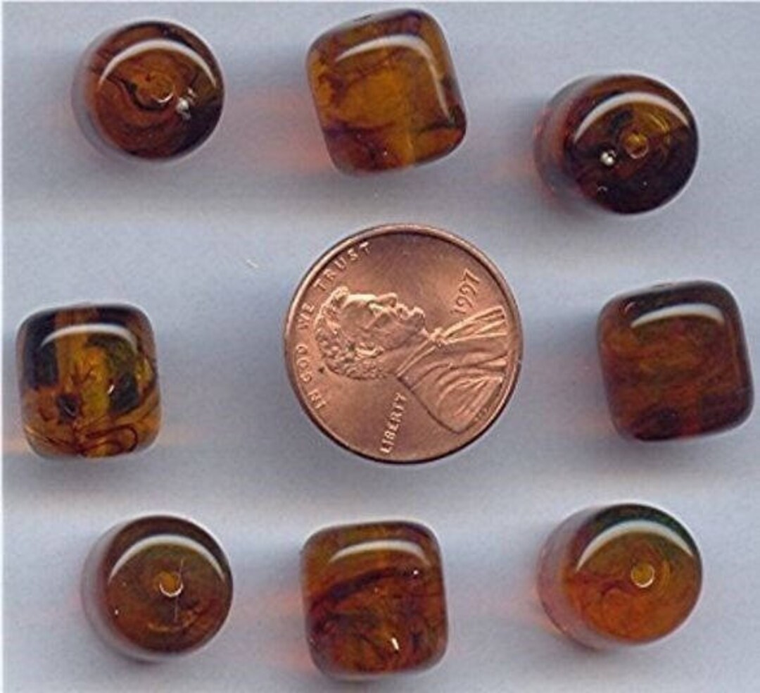 144 Vintage Japanese Tortoise 13mm. Cylinder Drum Shape Beads G107 - Etsy