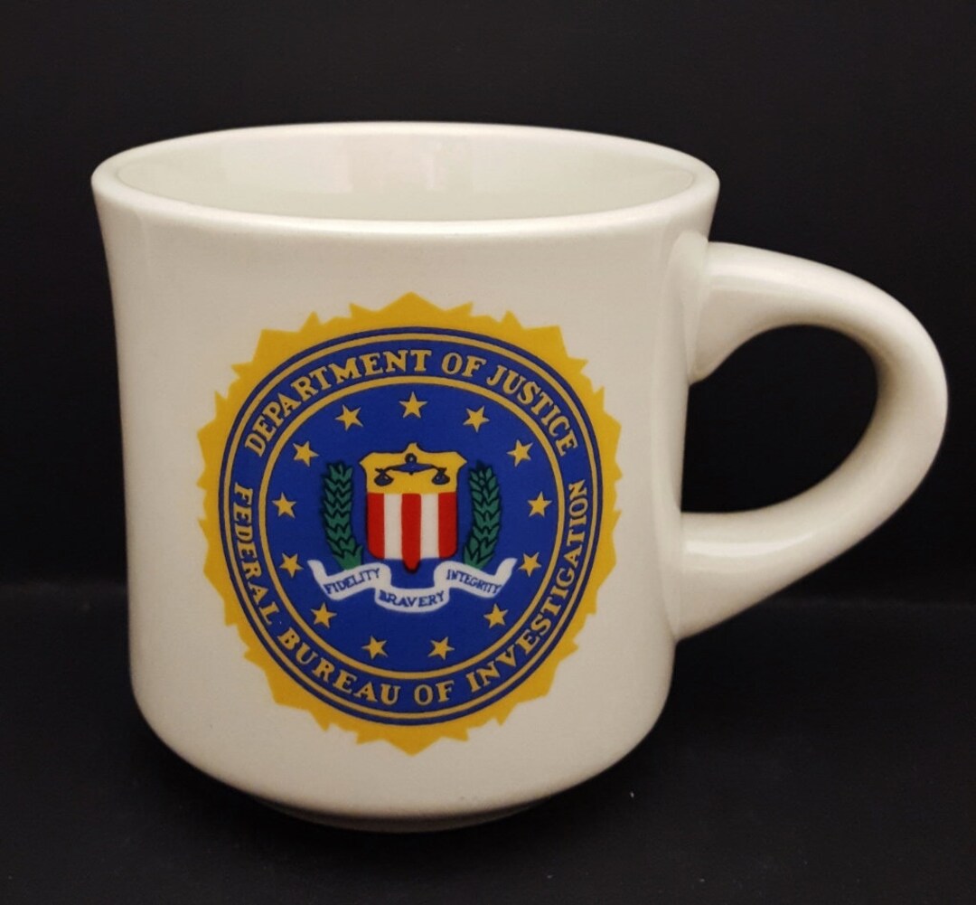 Vintage DOJ Department of Justice FBI Federal Bureau of Investigation ...