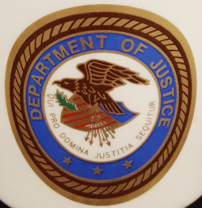 Vintage DOJ Department of Justice Seal Logo Mug - Unused F20 - Etsy