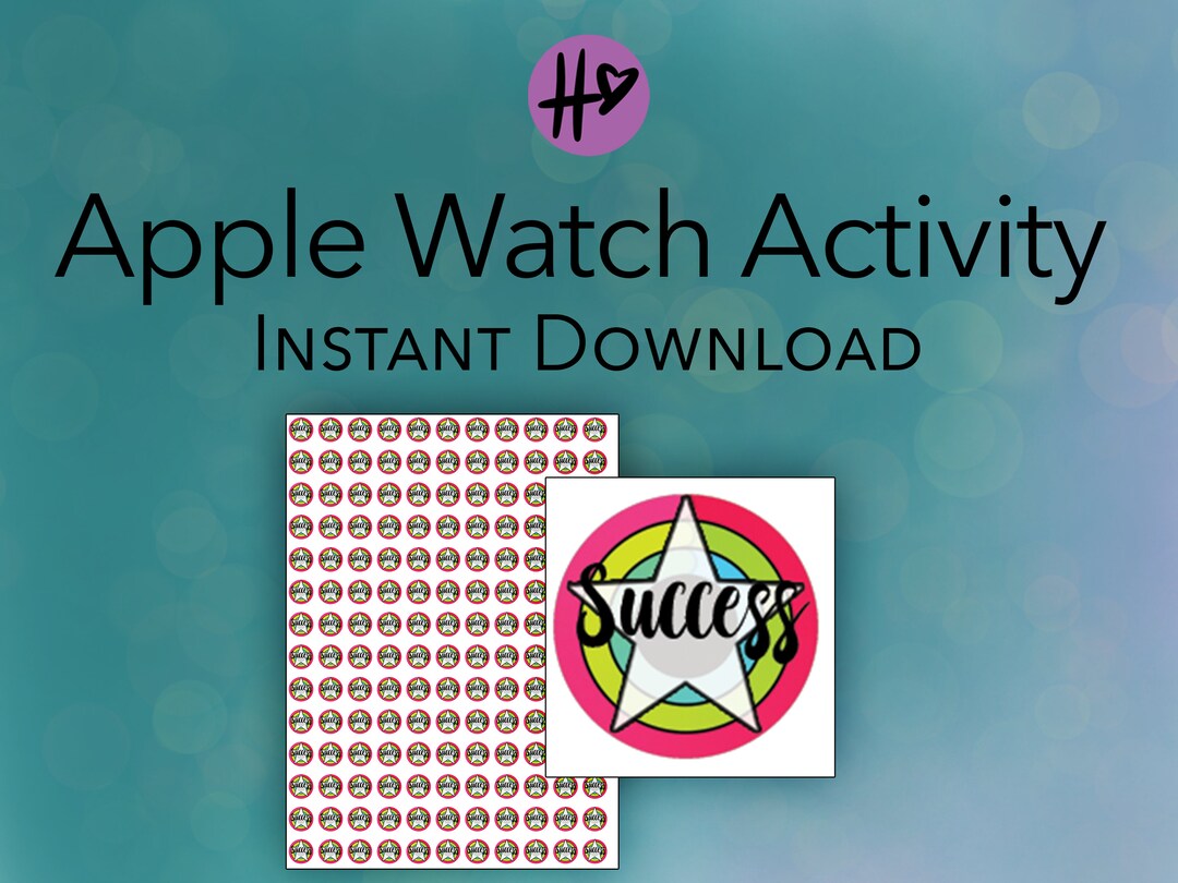 Apple Watch Activity Closed Rings Success Printable Planner - Etsy ...