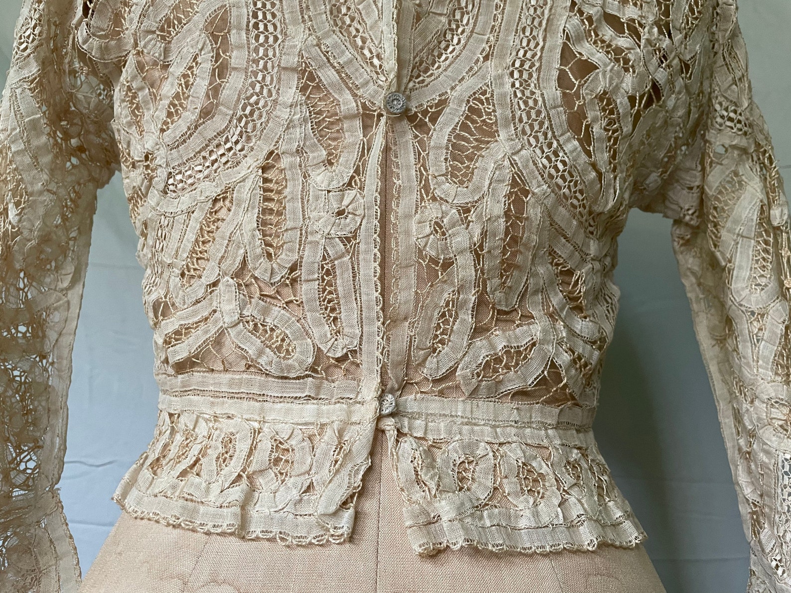 Antique Lace Blouse / Victorian Lace Blouse / 1900s 1910s | Etsy
