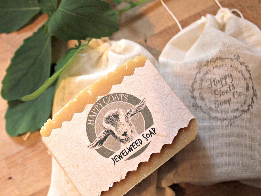 Jewelweed Soap // Poison Ivy, Dry Itchy Skin Soap // Happy Goats Soap ...