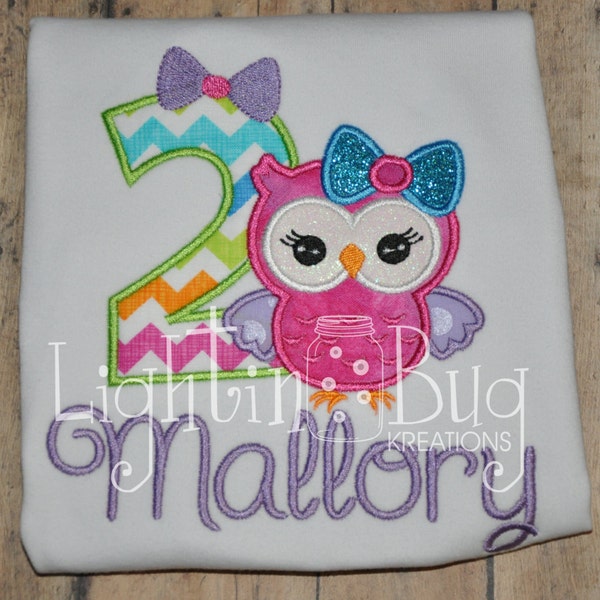 Girls Owl Shirt - Etsy