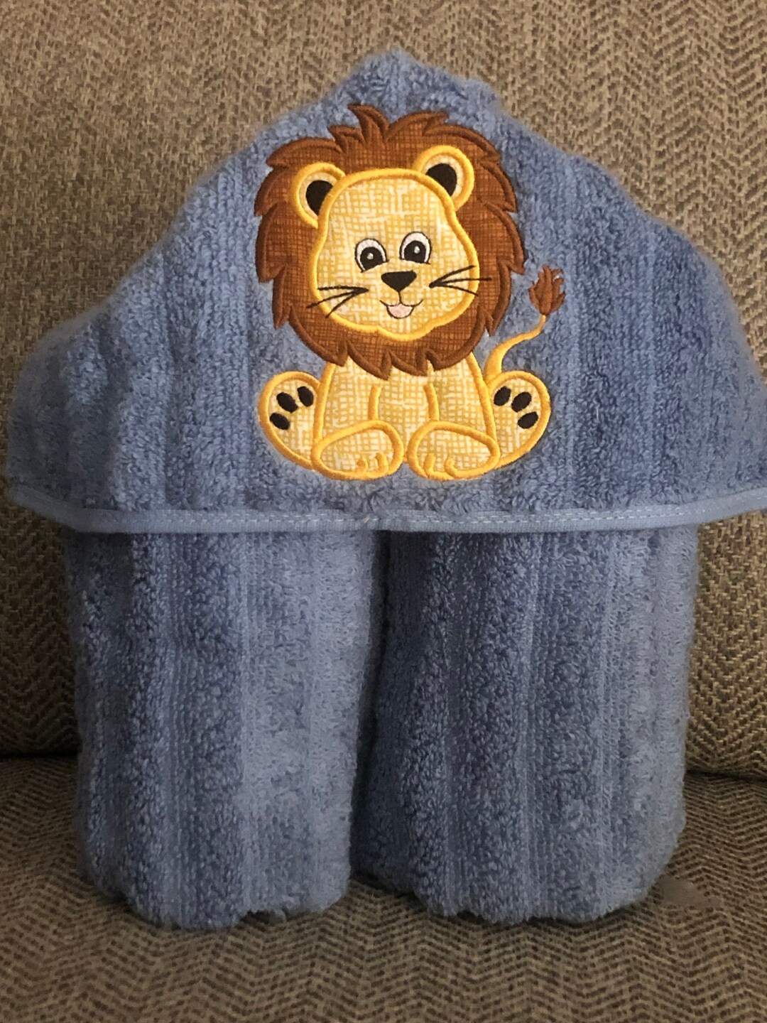 Lion Jungle Hooded Towel - Etsy