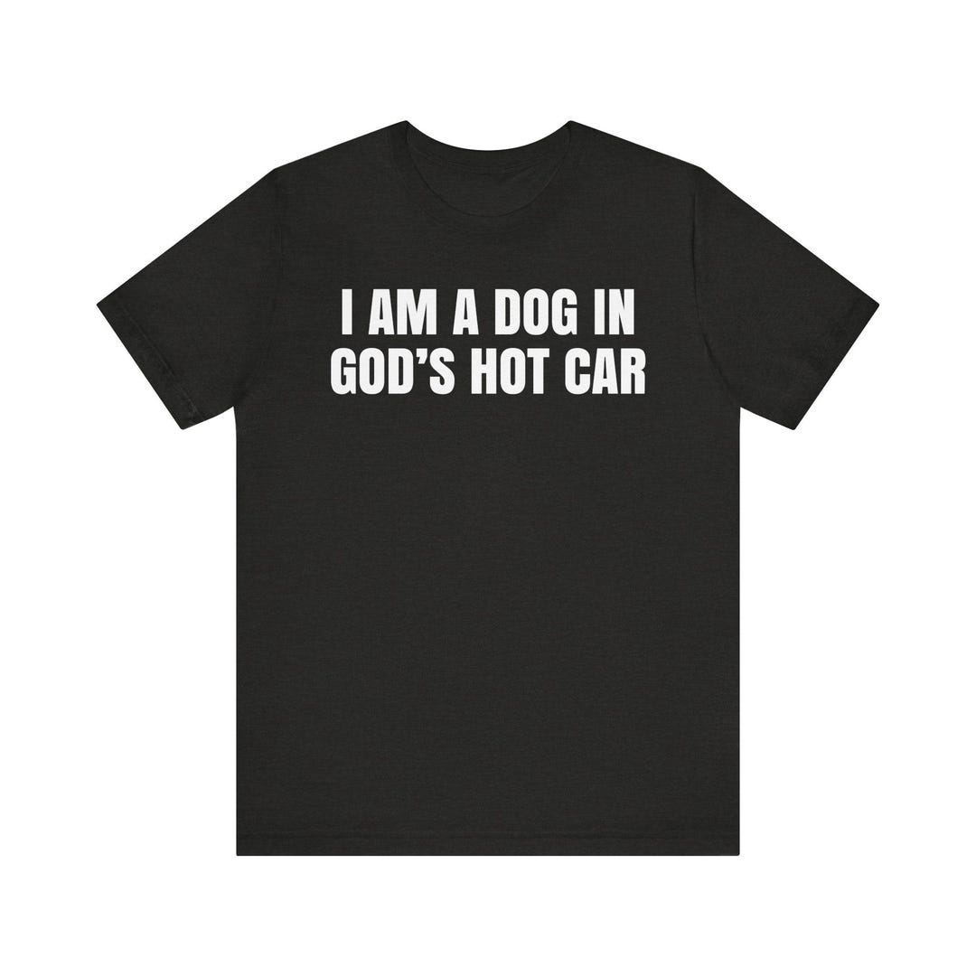 I Am A Dog in God's Hot Car Shirt, Dog Lover Shirt, Best Dog Ever Shirt, Funny Meme Shirt ...
