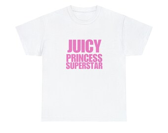 Juicy Princess Superstar Women's Softstyle Tee, Y2k Trending Streetwear ...