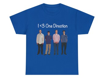 I Love One Direction Weezer Funny Meme T Shirt - Etsy
