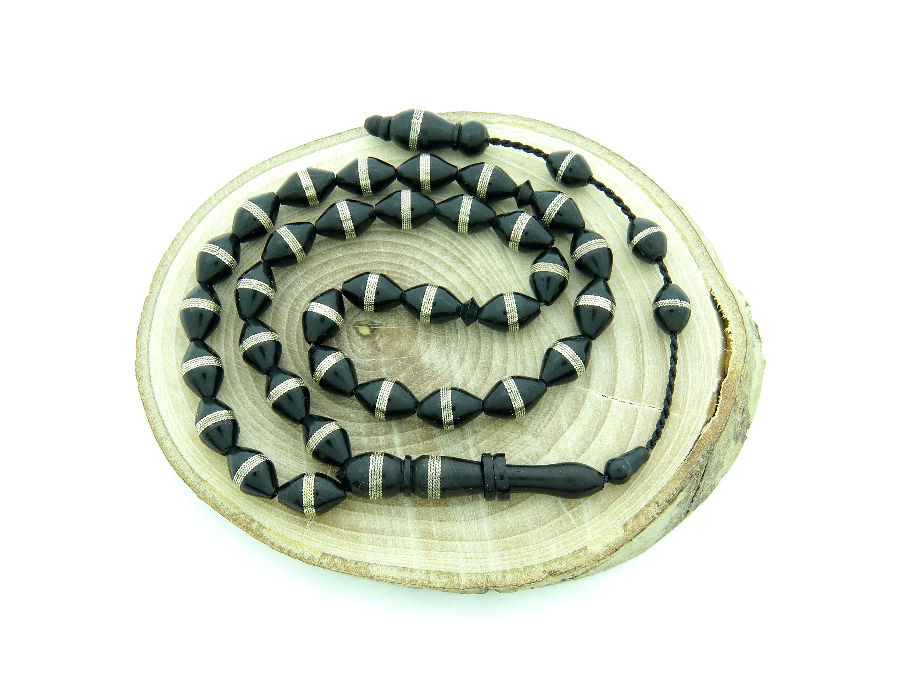 Brass Inlaid Kuka Tree 33 Beads Islamic Prayer Beads for - Etsy