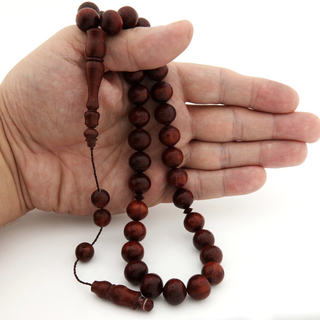 Big Dragon Blood Tree 33 Beads Islamic Prayer Beads for Muslim - Etsy
