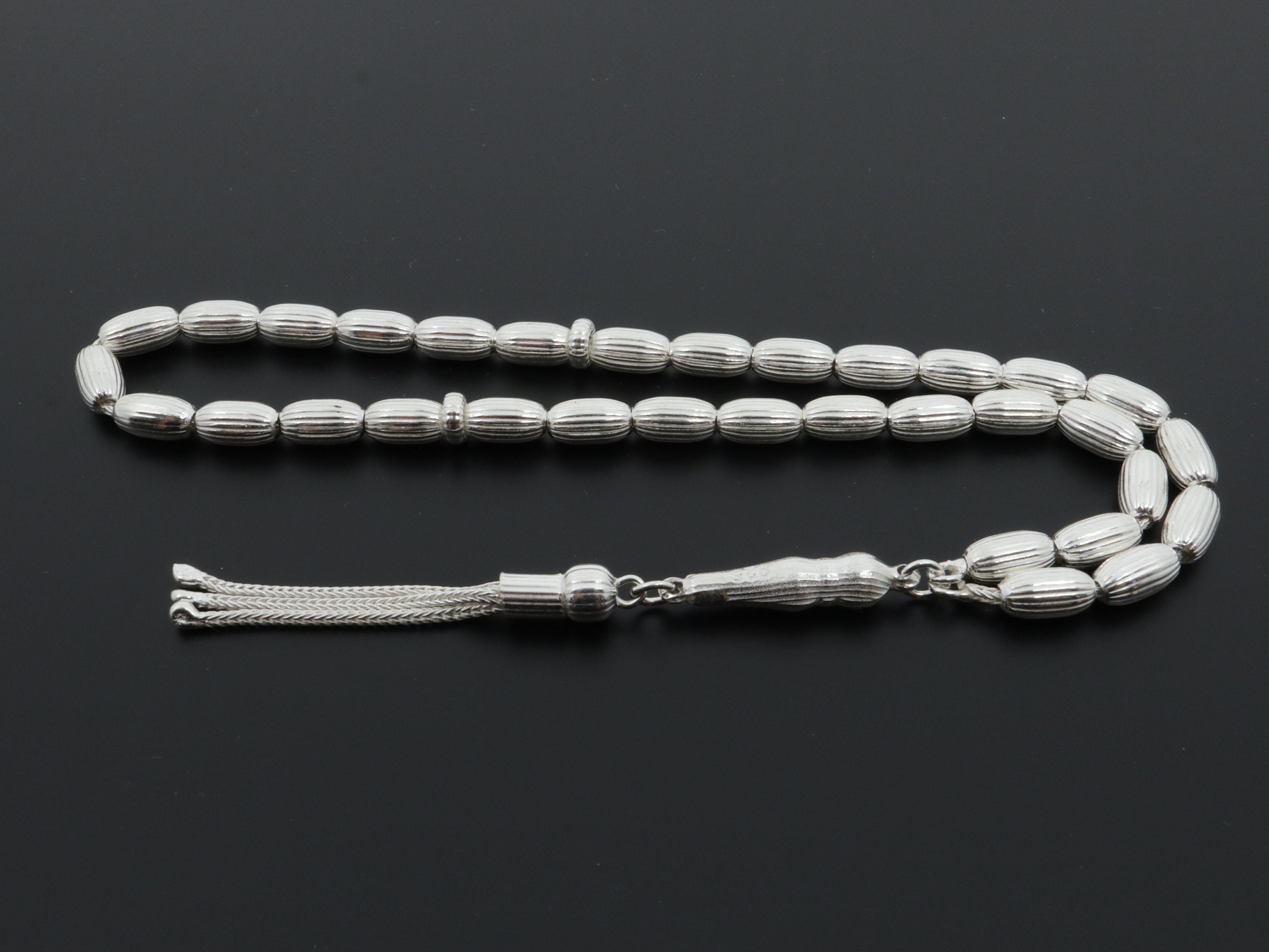 925 sterling silver 33 Islamic Prayer Beads Misbaha Tasbih | Etsy