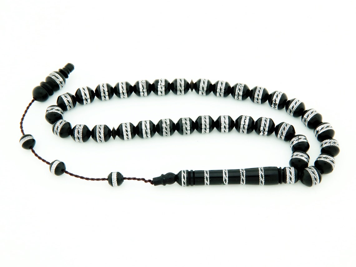 Tibet Silver Inlay Warp Kuka Tree 33 Beads Islamic Prayer - Etsy