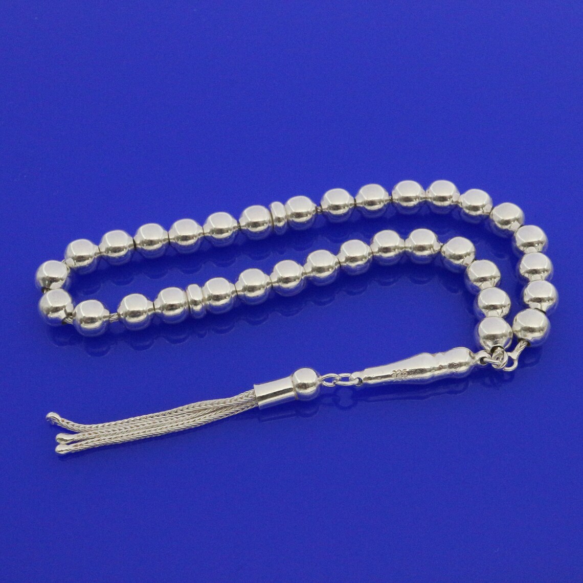925 Sterling Silver 33 Islamic Prayer Beads Misbaha Tasbih - Etsy